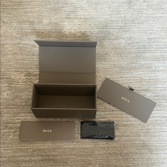 DITA | Accessories | Dita Gray Box With Gold Logo And Original Branded ...
